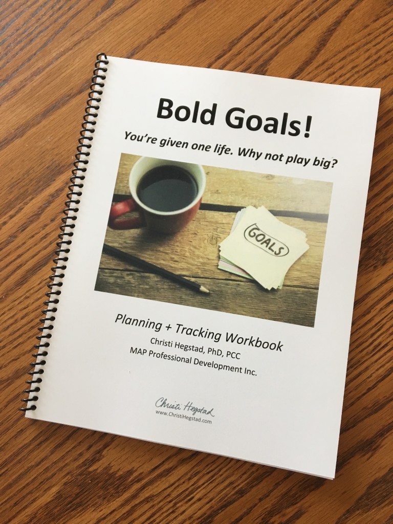 Bold Goals Planning + Tracking Workbook | MAP Professional Development