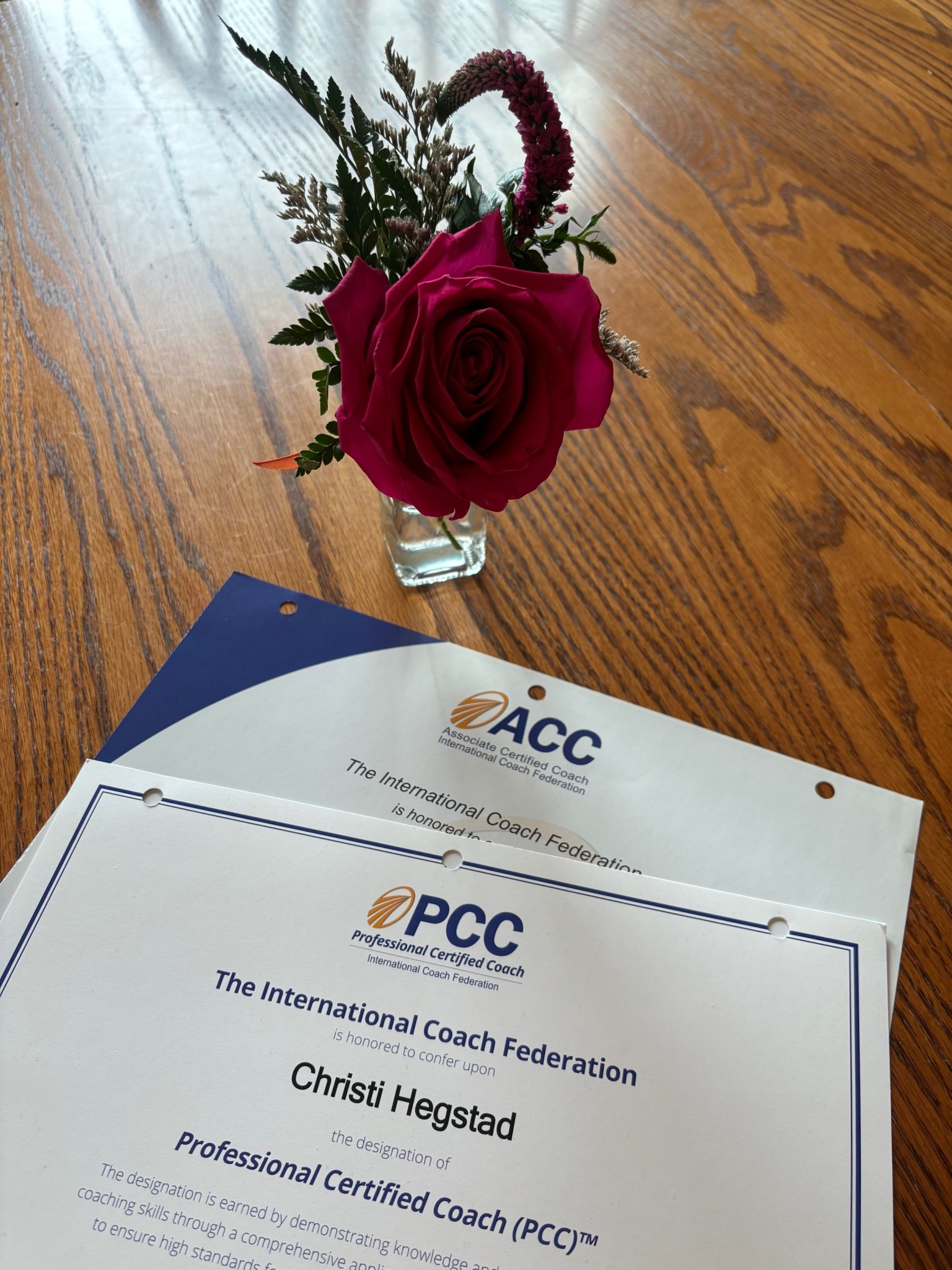 ACC PCC certificate | MAP Professional Development